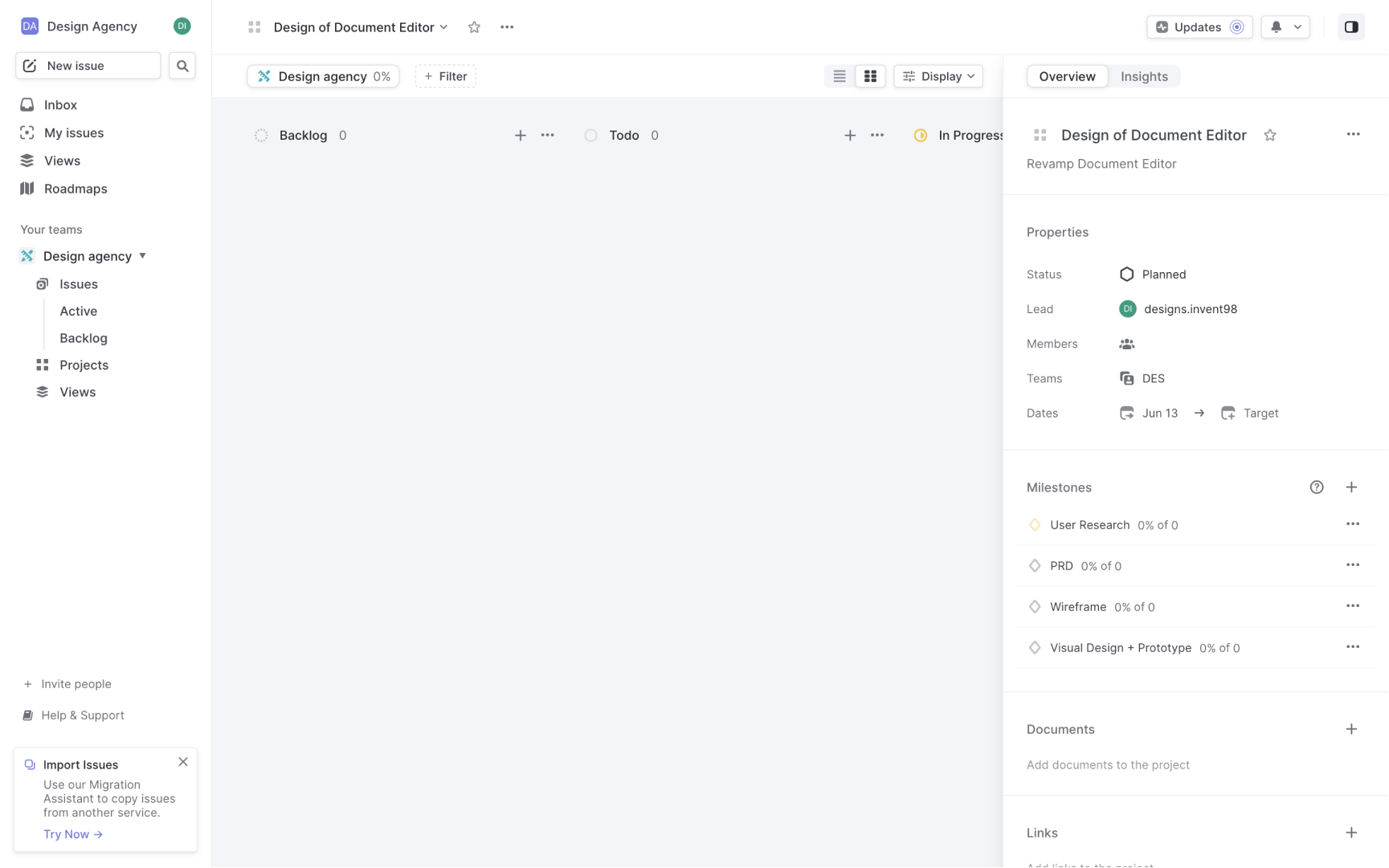 Linear | UI, UX Design | SaaS | Application Design | saas ui